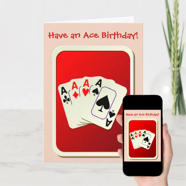 Happy Birthday bridge card playing cards poker | Zazzle