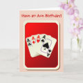 Happy Birthday bridge card playing cards poker | Zazzle