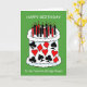 Happy Birthday Bridge Player Card | Zazzle