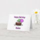 Happy Birthday Bubbe Yiddish Grandma Birthday Desi Card | Zazzle