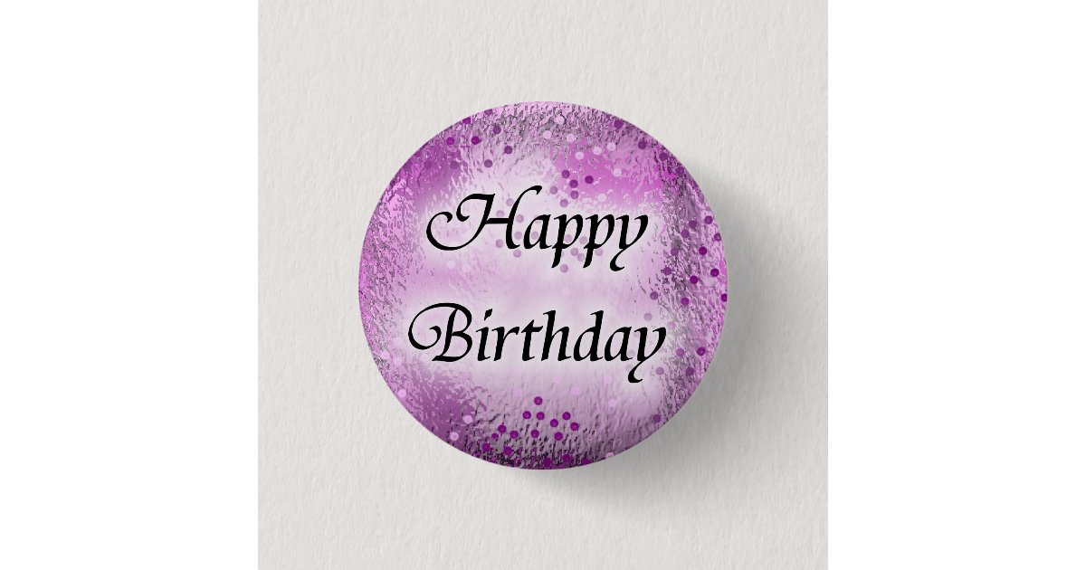 Happy Birthday Button | Zazzle