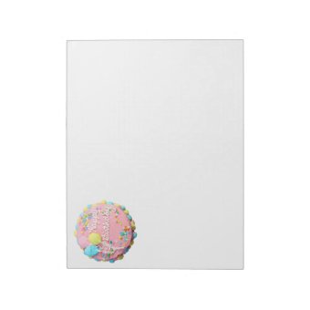 Happy Birthday Cake Notepad | Zazzle