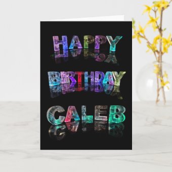 Happy Birthday Caleb Card | Zazzle