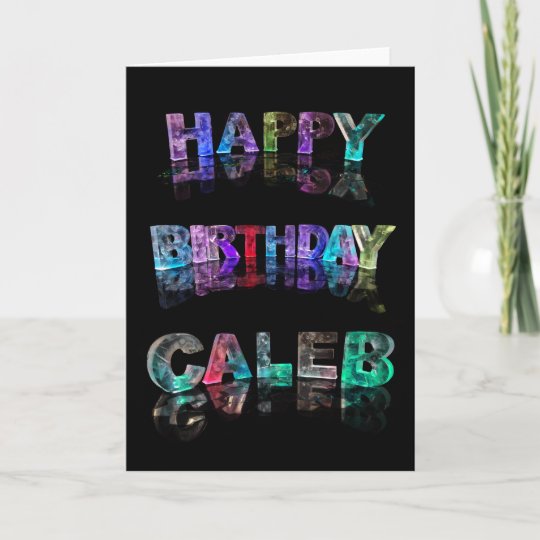 Happy Birthday Caleb Card | Zazzle.com