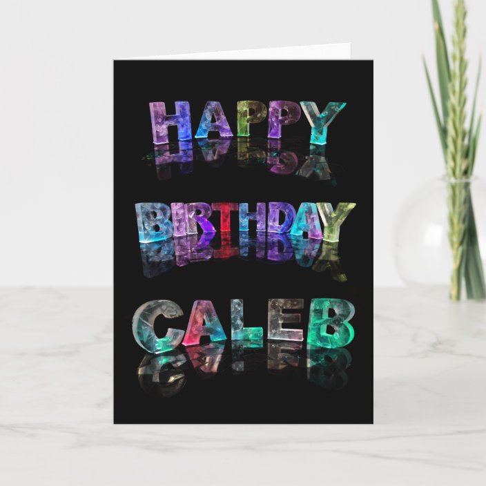 Happy Birthday Caleb Card | Zazzle.com