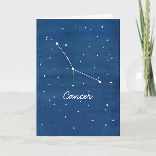 Happy Birthday Cancer Astrology Sign Zodiac Card | Zazzle