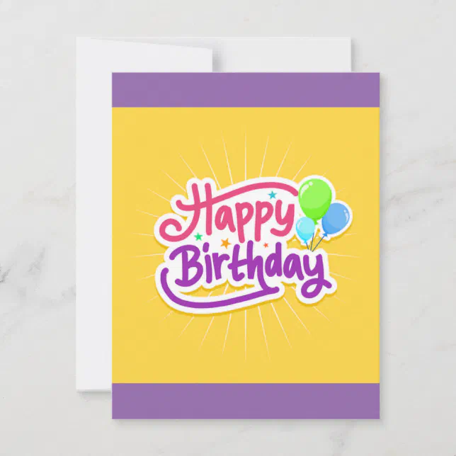 Happy birthday card ! | Zazzle