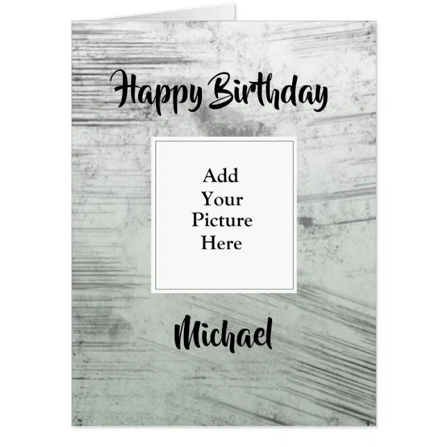 Happy Birthday Card for Him Photo | Zazzle