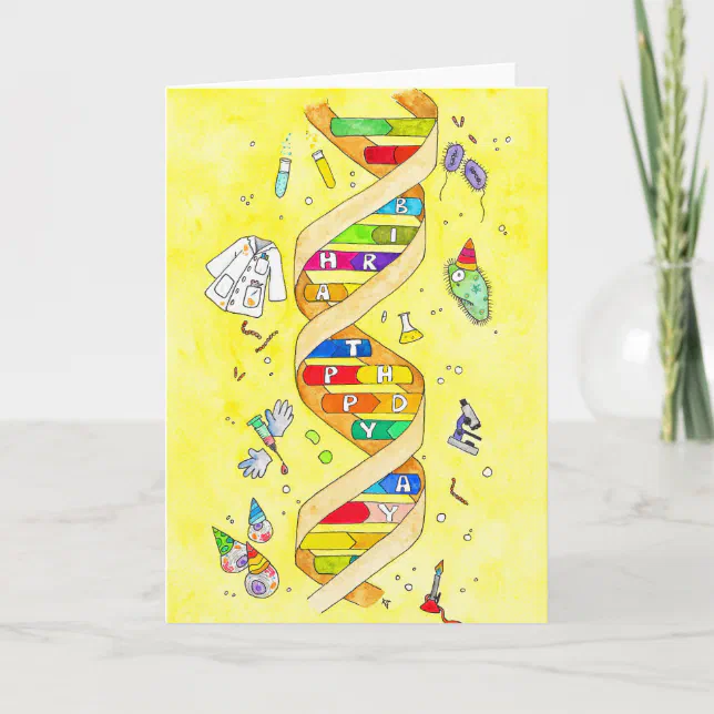 Happy Birthday card for science nerds | Zazzle