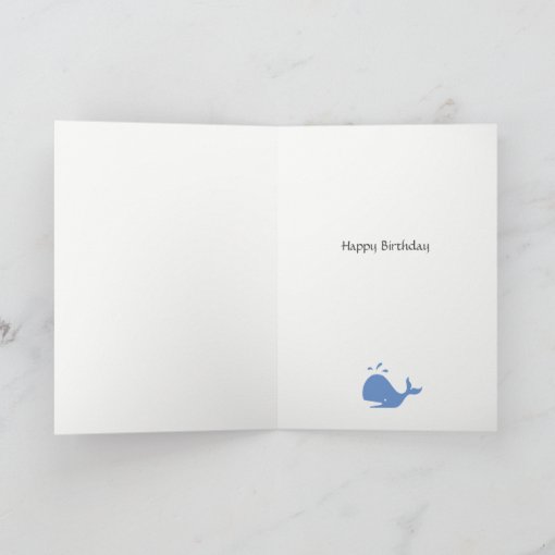 Happy Birthday Card - Personalise Front & Inside | Zazzle