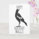 Happy Birthday card with Australian magpie | Zazzle