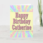 Happy Birthday Catherine Card | Zazzle