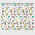 Happy Birthday Cats wrapping paper by Nicole Janes | Zazzle