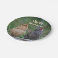 Happy Birthday Chicken Paper Plate | Zazzle