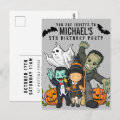 Happy Birthday | Child Halloween Party Postcard | Zazzle