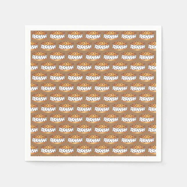 Happy Birthday Chipwich Ice Cream Sandwich Napkins | Zazzle
