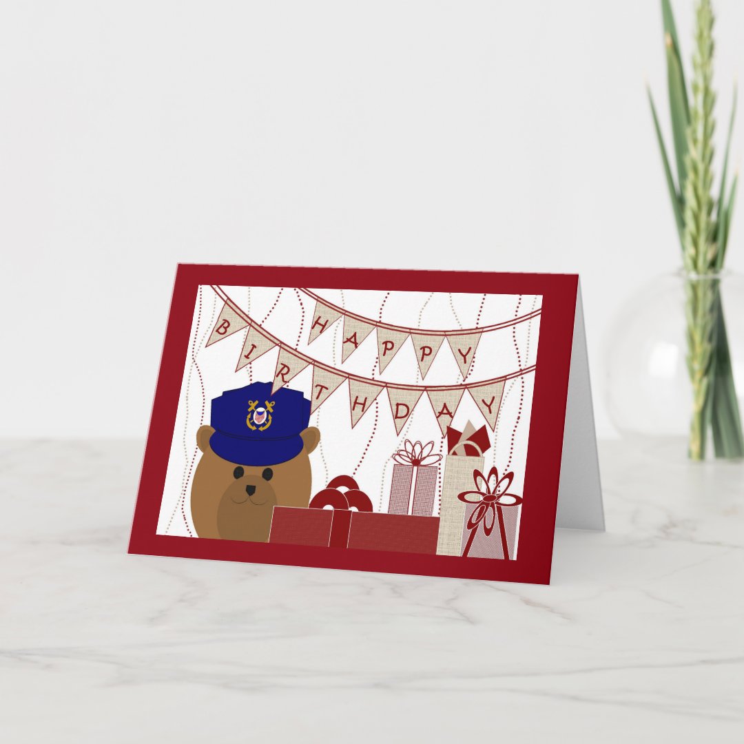 Happy Birthday, Coast Guard Hero! Card | Zazzle