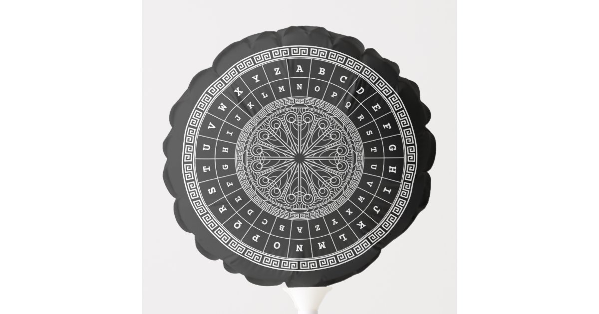 Happy Birthday coded with ROT13 Cipher Balloon | Zazzle