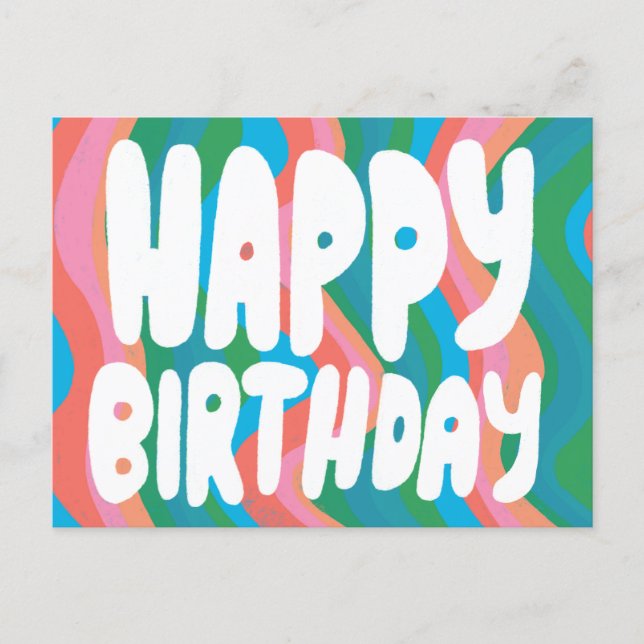 Happiness In Bubble Letters