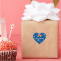 Happy Birthday, colorful celebration Heart Sticker | Zazzle