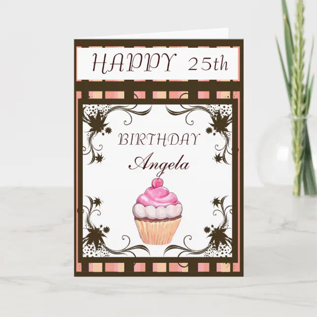 Happy Birthday Cupcake Card | Zazzle