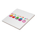 Happy Birthday Cupcakes Tile | Zazzle