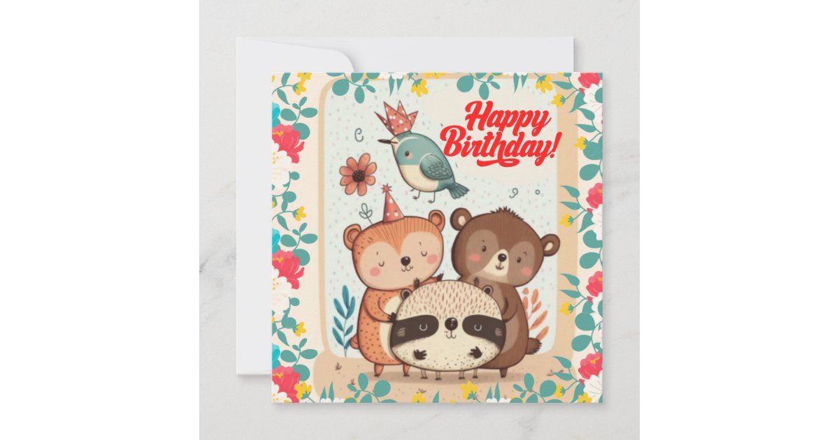 Happy Birthday custom card | Zazzle