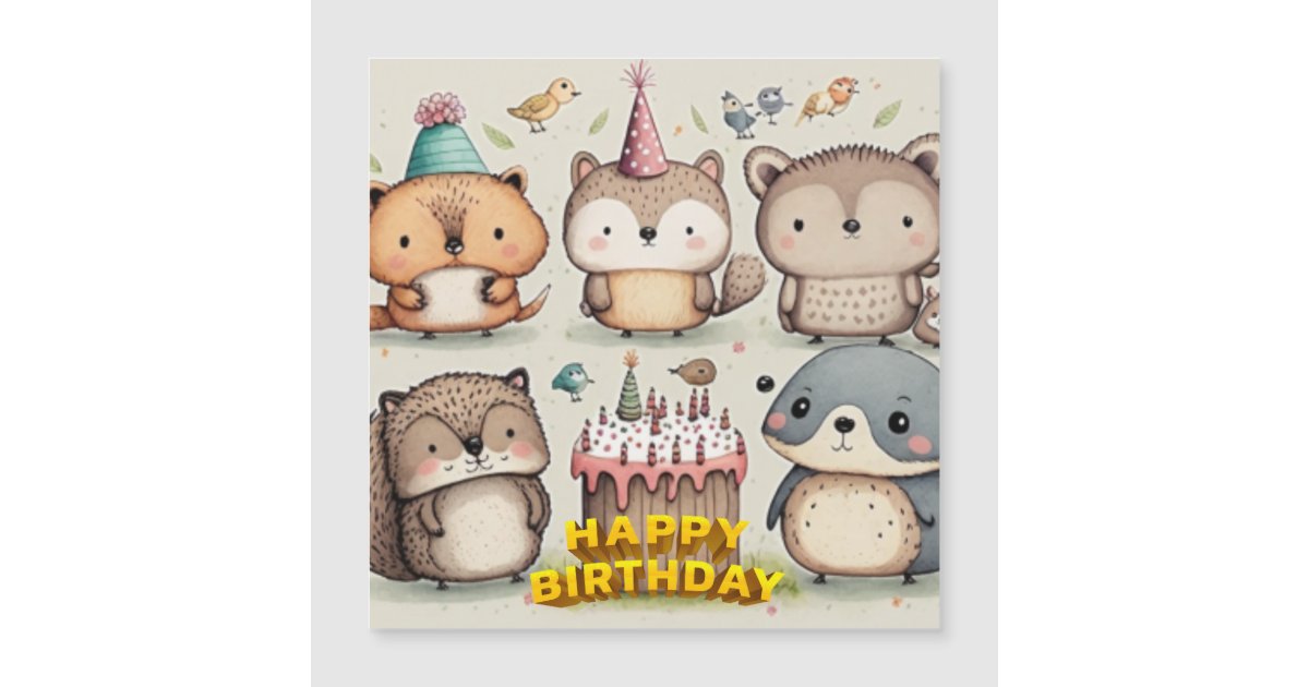 Happy Birthday custom card | Zazzle