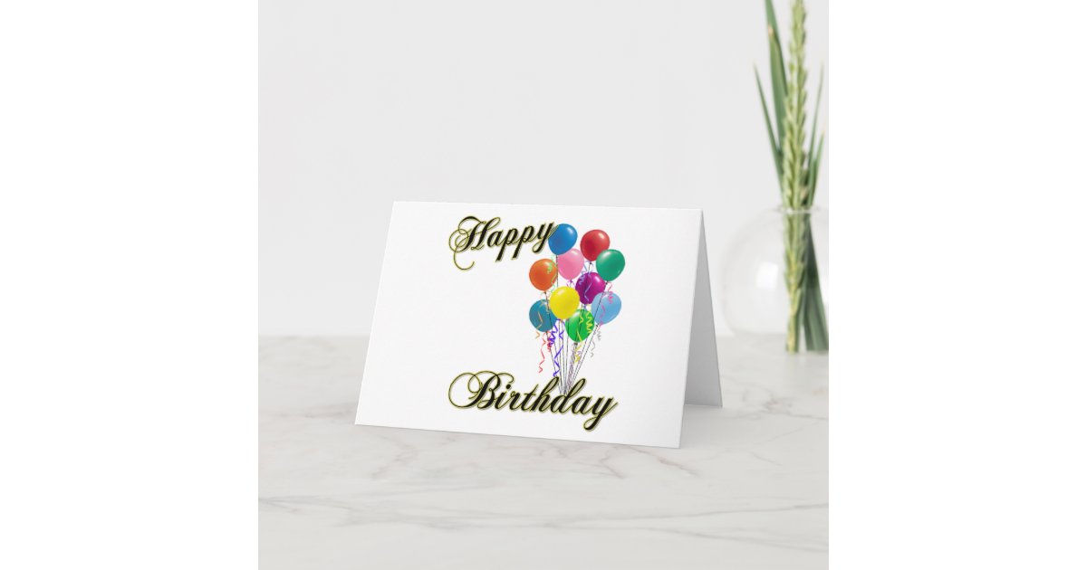 Happy Birthday - Customized Birthday Card | Zazzle