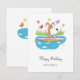 Happy Birthday Cute Dog Puppy Kayak Kayaking Card | Zazzle