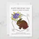 Happy Birthday Dad From The Rabbit Holiday Card | Zazzle