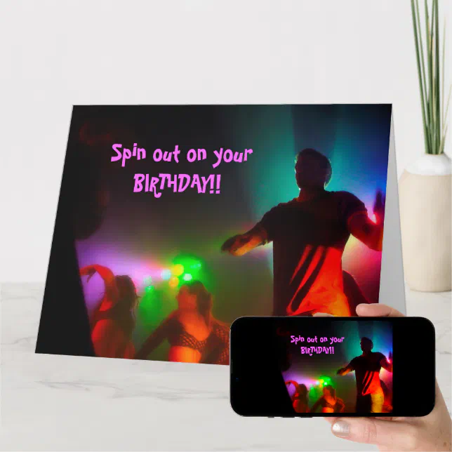 Happy Birthday - Dancers making moves Card | Zazzle