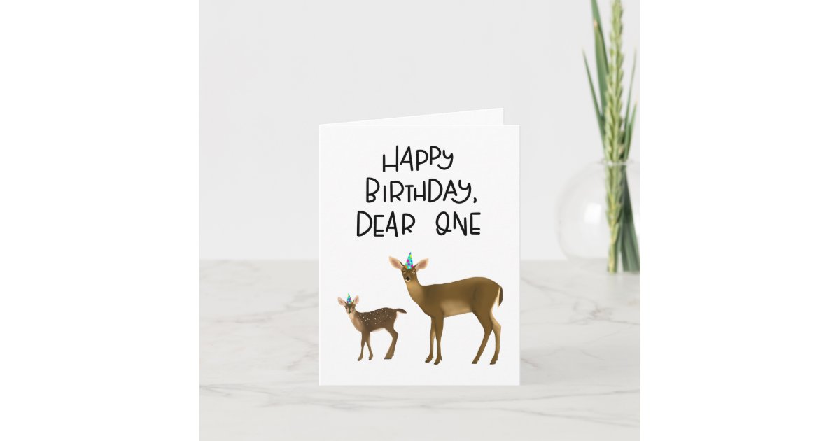 Happy Birthday, Dear One card | Zazzle