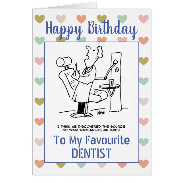 Happy Birthday Dentist | Zazzle