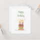 Happy Birthday Doodle Cake Card | Zazzle