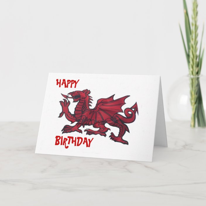 HAPPY BIRTHDAY DRAGON CARD | Zazzle.com