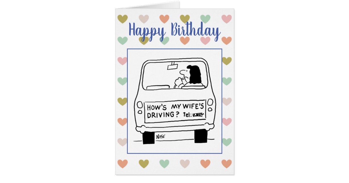 Happy Birthday Driver | Zazzle