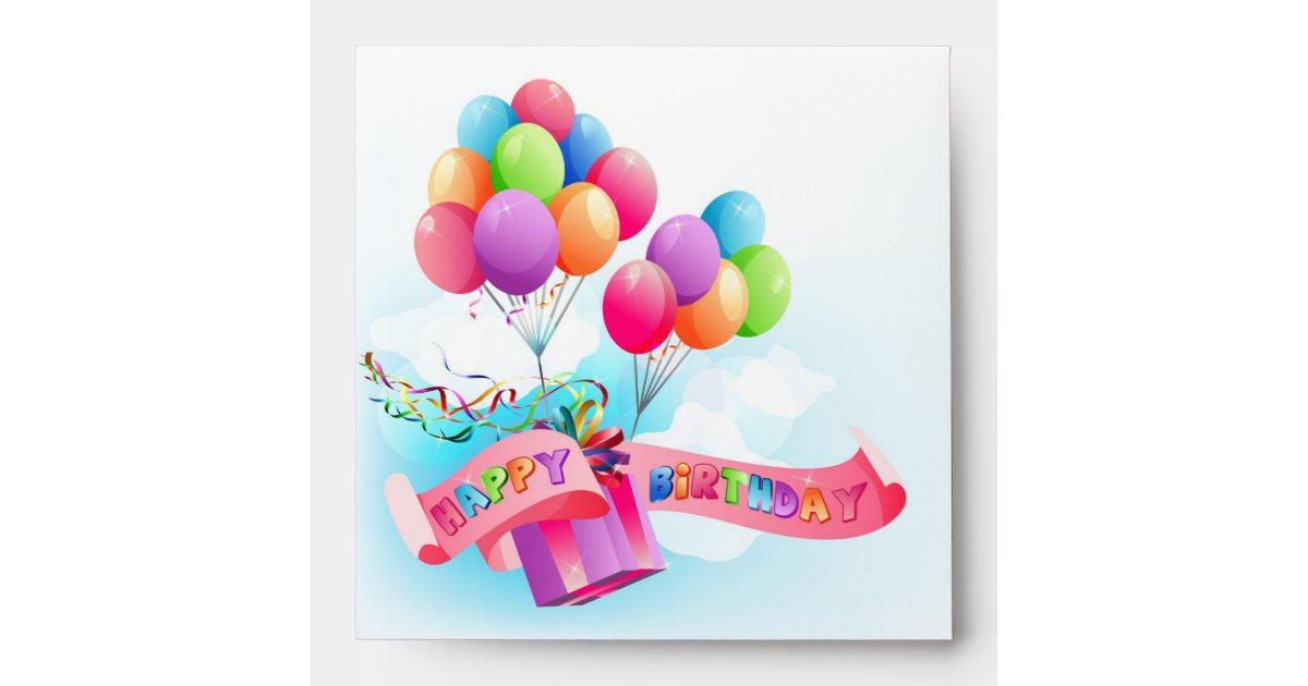 Happy birthday envelop envelope | Zazzle