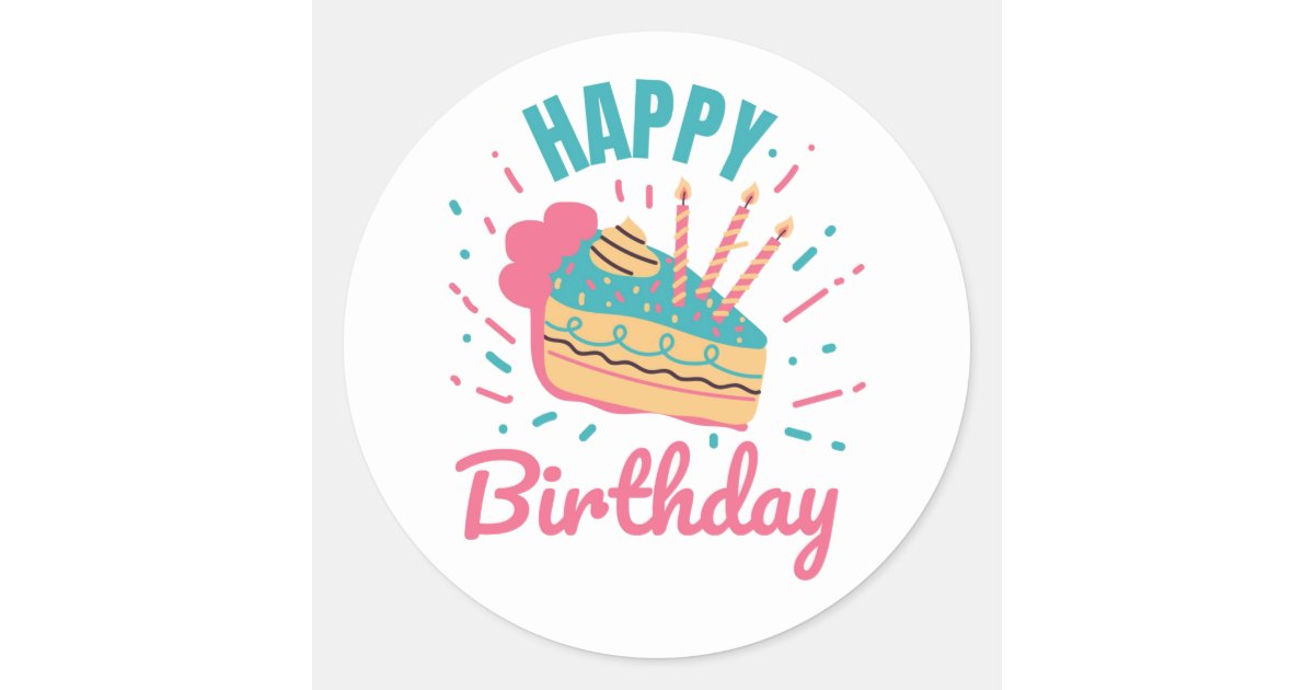 Happy Birthday Envelope Seal | Zazzle