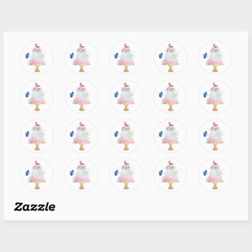 Happy Birthday Envelope Seals, Stickers | Zazzle