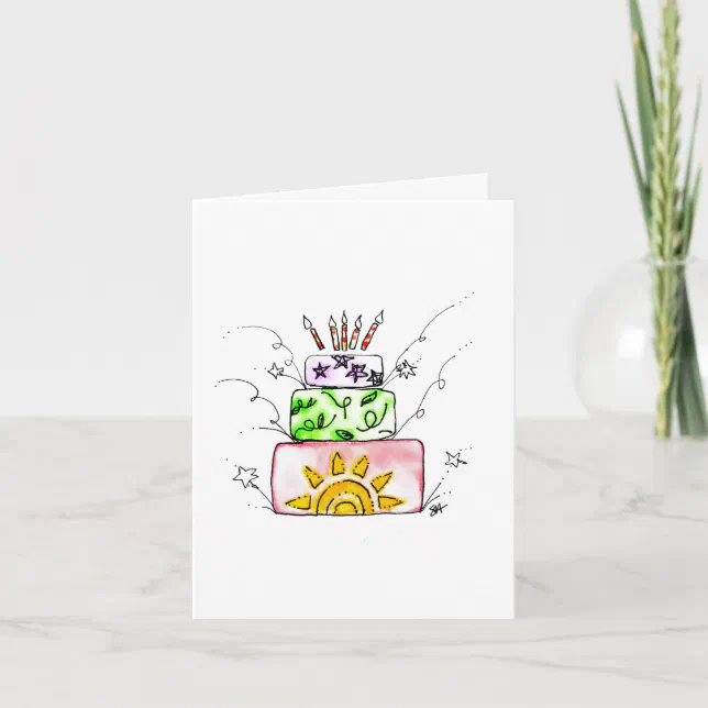 Happy Birthday Fireworks Card | Zazzle