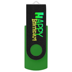Happy Birthday Flash Drive | Zazzle