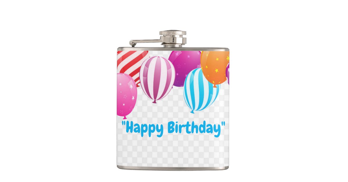 Happy Birthday Flask | Zazzle