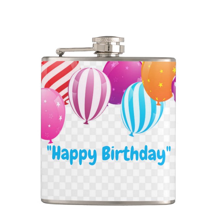 Happy Birthday Flask | Zazzle.com