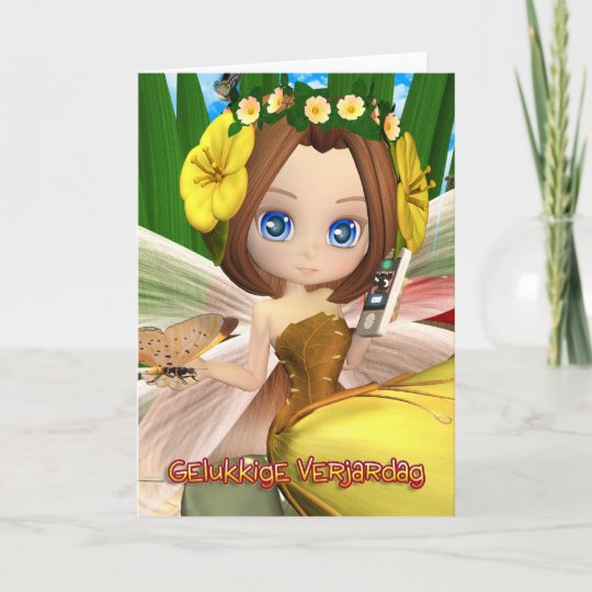 Happy birthday - Flemish - Dutch Birthday Card | Zazzle.com