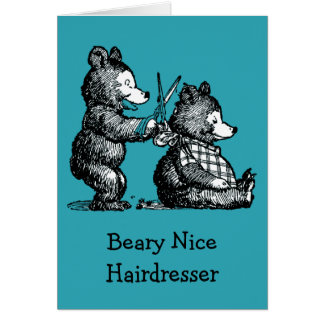Funny Hairdresser Cards - Greeting & Photo Cards | Zazzle