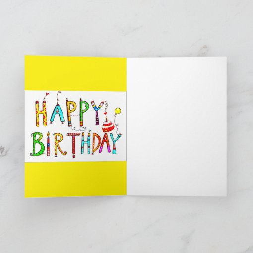 HAPPY BIRTHDAY FUN CARD | Zazzle