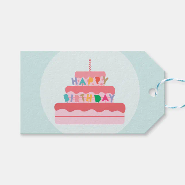 Happy Birthday Gift Tags | Zazzle