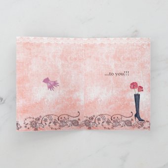 Happy Birthday Girly Stuff | Greeting Card | Zazzle