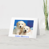 Happy Birthday Golden Retriever Puppy Card | Zazzle